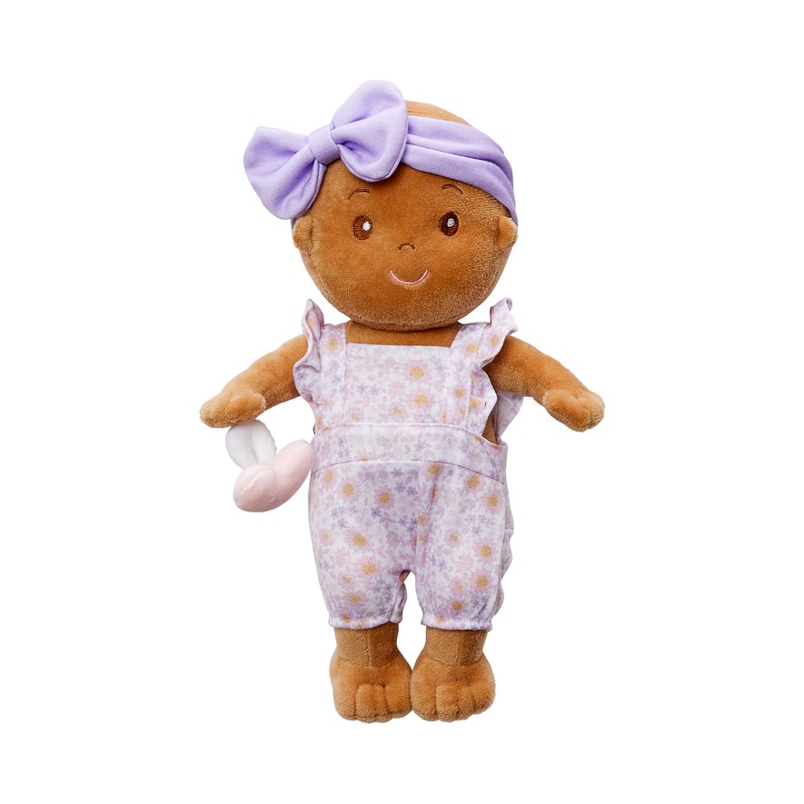 Adairs Kids - Flower Lilac Gingham Baby in Carrier Snuggle Friend | Adairs