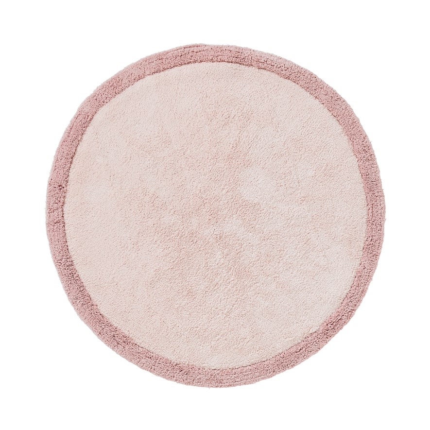 Adairs Kids - Reece Blush Round Rug | Adairs