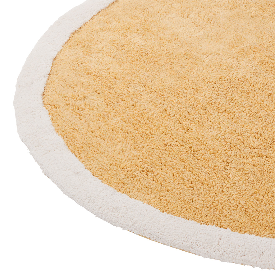 Reece Natural Round Rug | Adairs