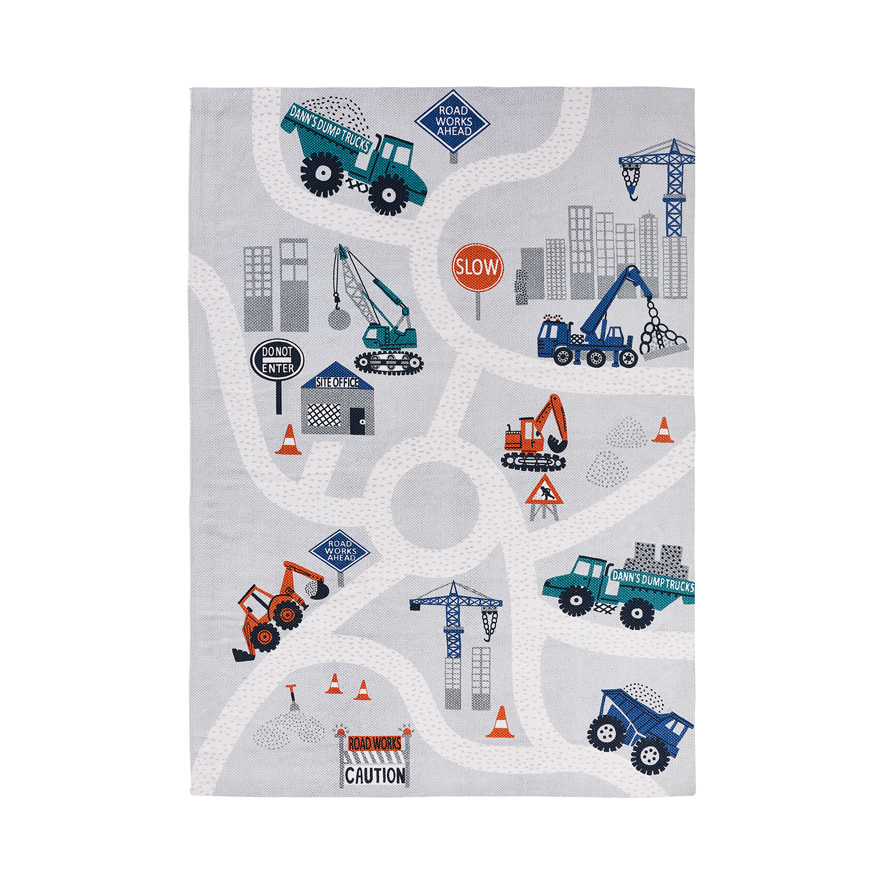 Decorative Construction Zone Rug | Adairs