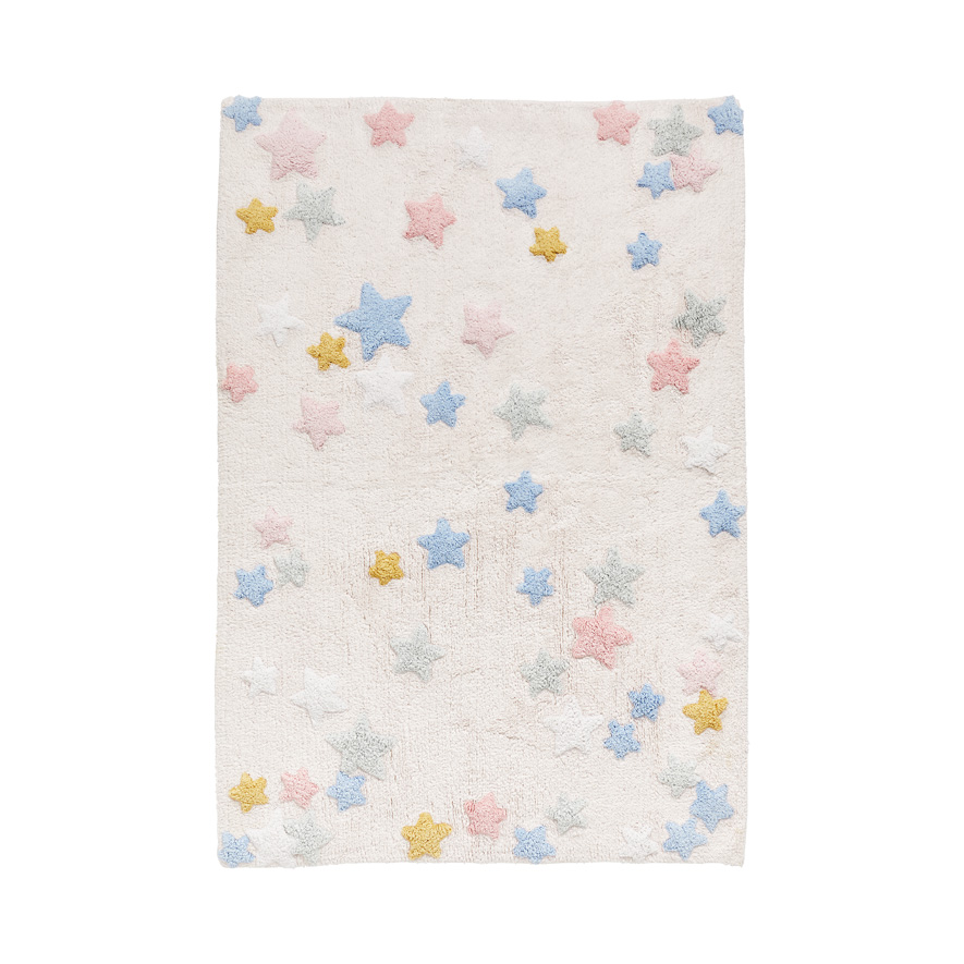 Decorative Pink Starry Night Rug | Adairs