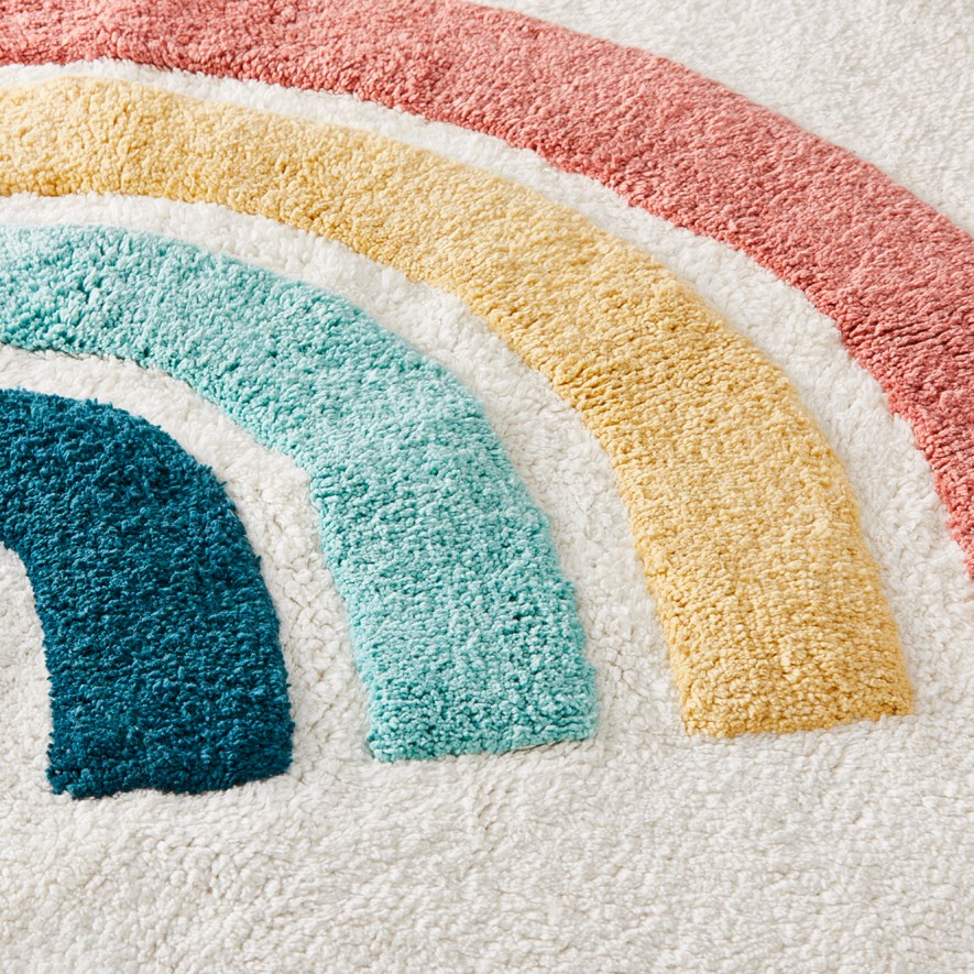 Decorative Modern Rainbow Rug | Adairs