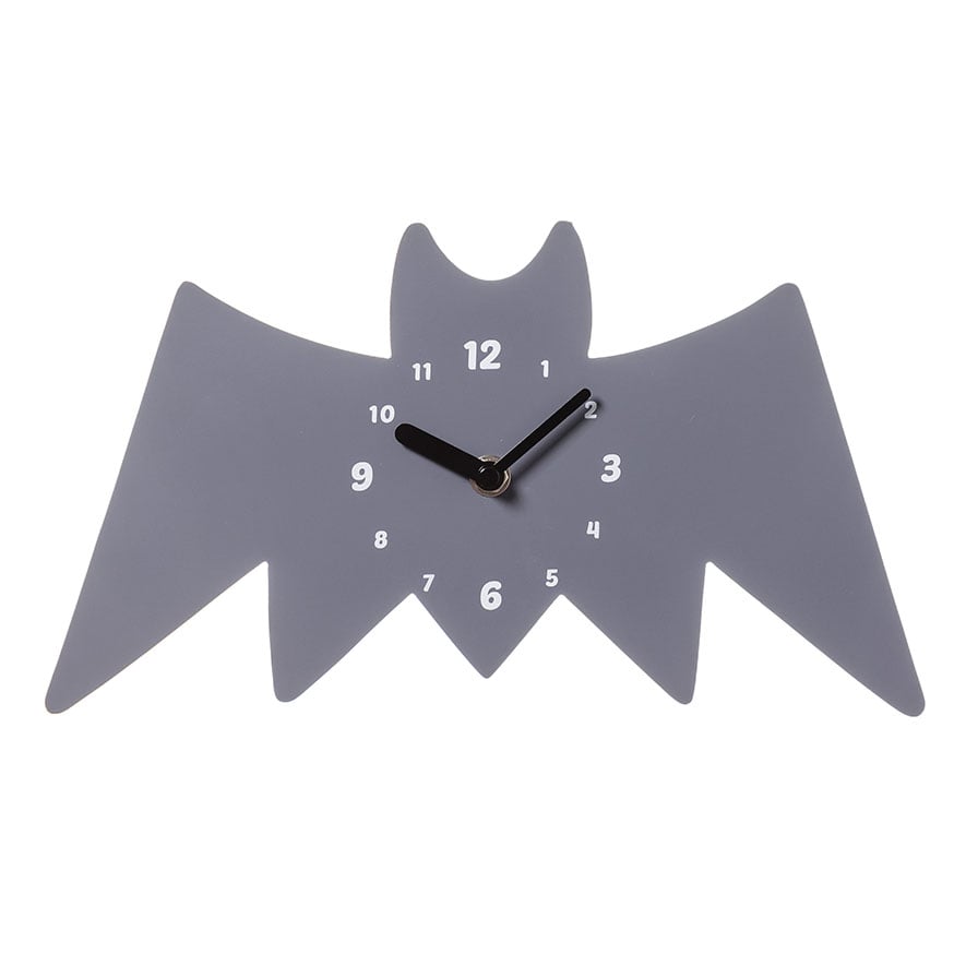 Cody Shaped Clocks Charcoal Bat | Adairs