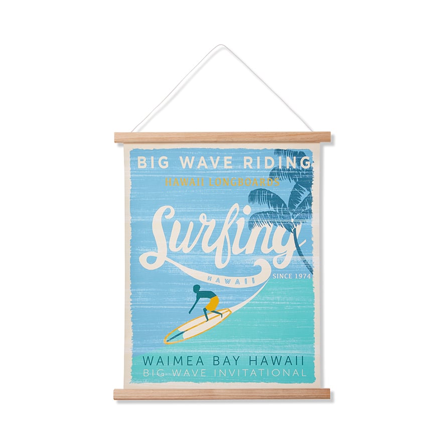 Kids Wall Art Big Wave Surf Poster | Adairs