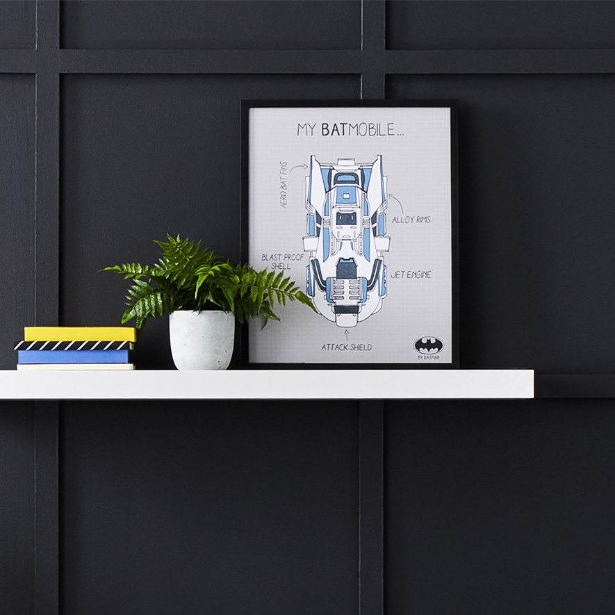 Batman Batmobile Wall Art | Adairs