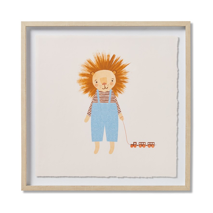 Mark Tuckey Kids Lion Wall Art | Adairs