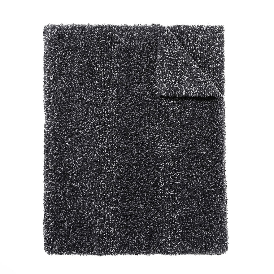 Graphite Marle Flinders Reversible Bathmat | Adairs