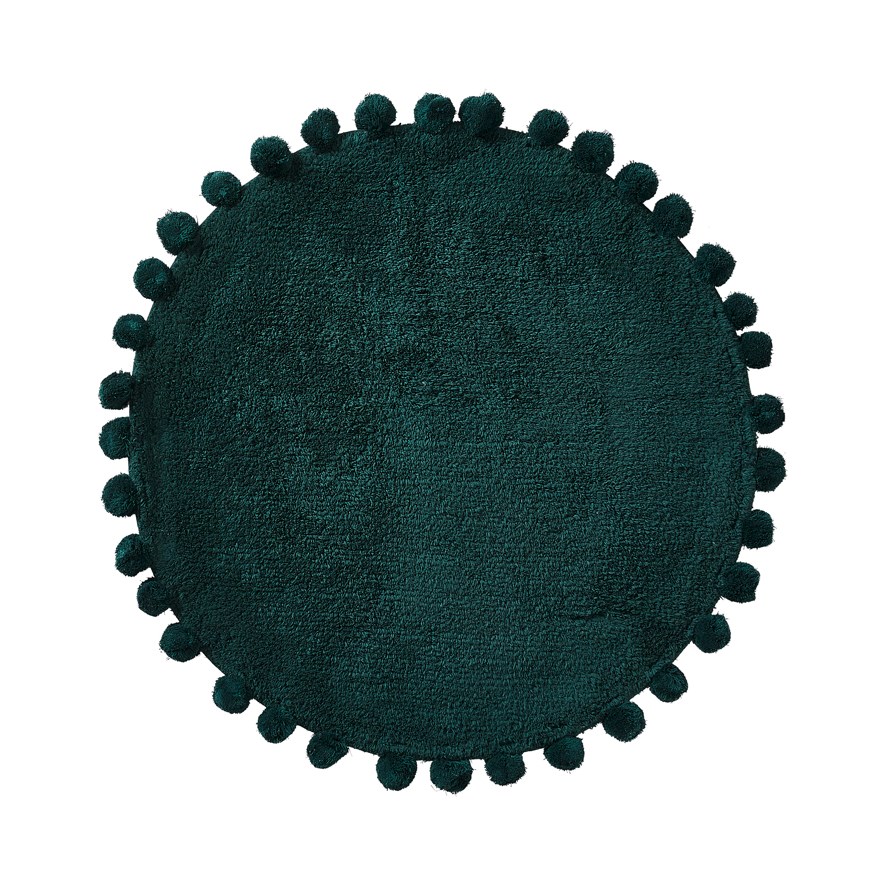 Livia Forest Pom-Pom Circle Bath Mat | Adairs