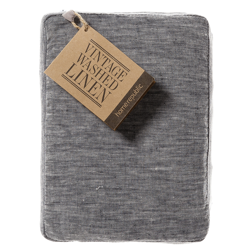 Vintage Washed Indigo Linen Robe | Adairs