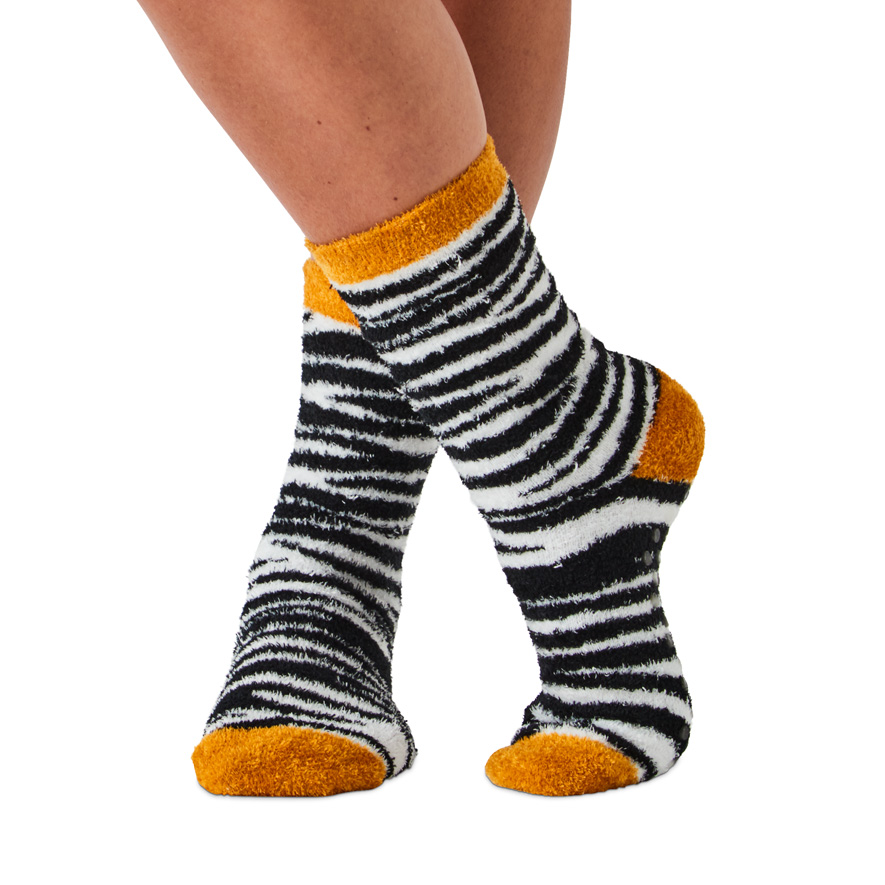 Zebra Bed Socks | Adairs