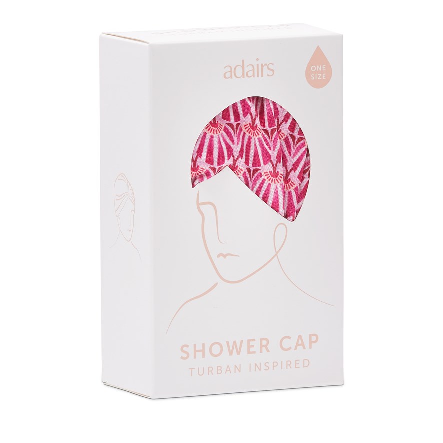 Indian Summer Fans Printed Shower Cap | Adairs