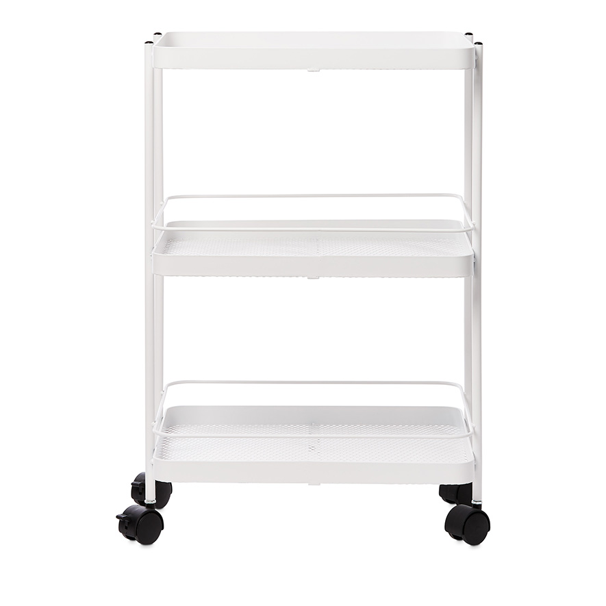 Flip Trolley White Metal | Adairs