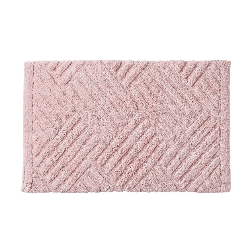 Paradise Bath Mat Bath Mat Soft Pink | Adairs