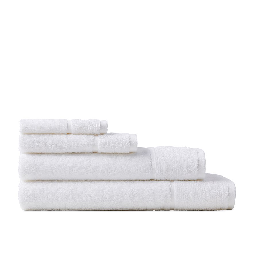 Escape Towel Range White Bath Towel | Adairs