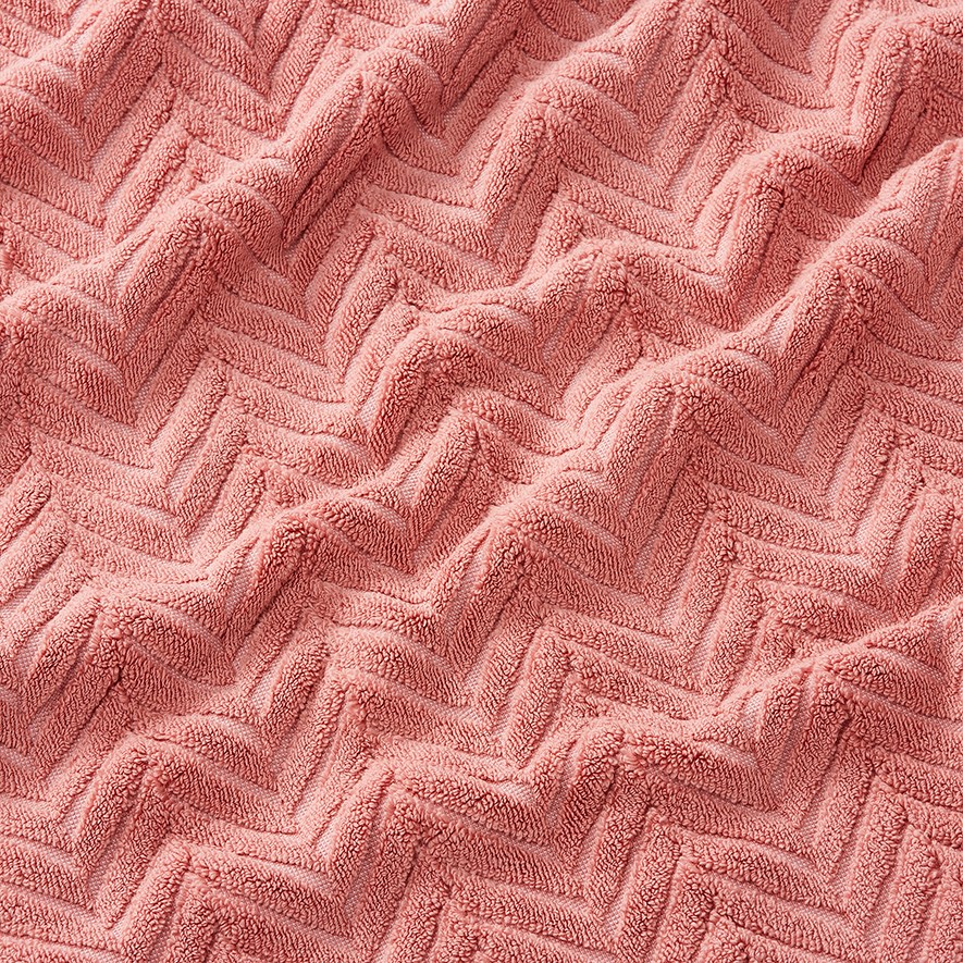 Mimosa Dusty Rose Marle Textured Towel Range | Adairs