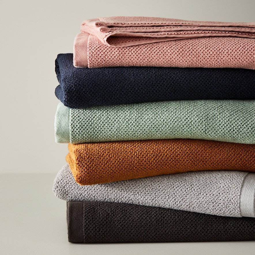 Savannah Ginger Textured Towel Range | Adairs