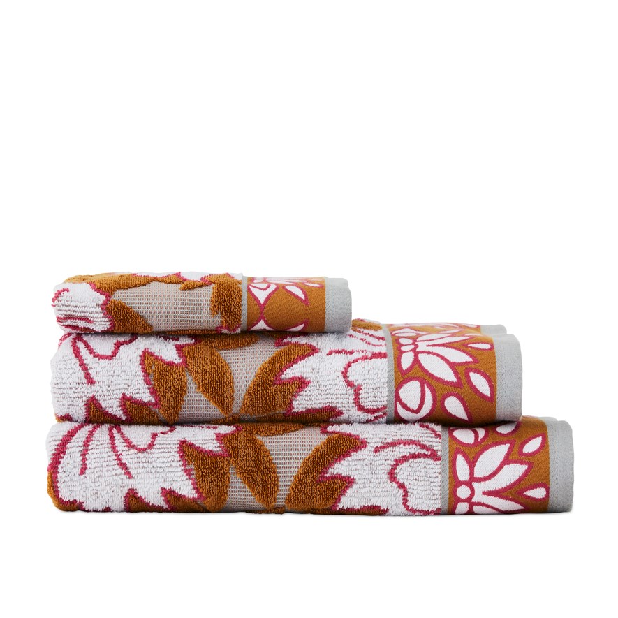 Magnolia Ginger Towel Range | Adairs