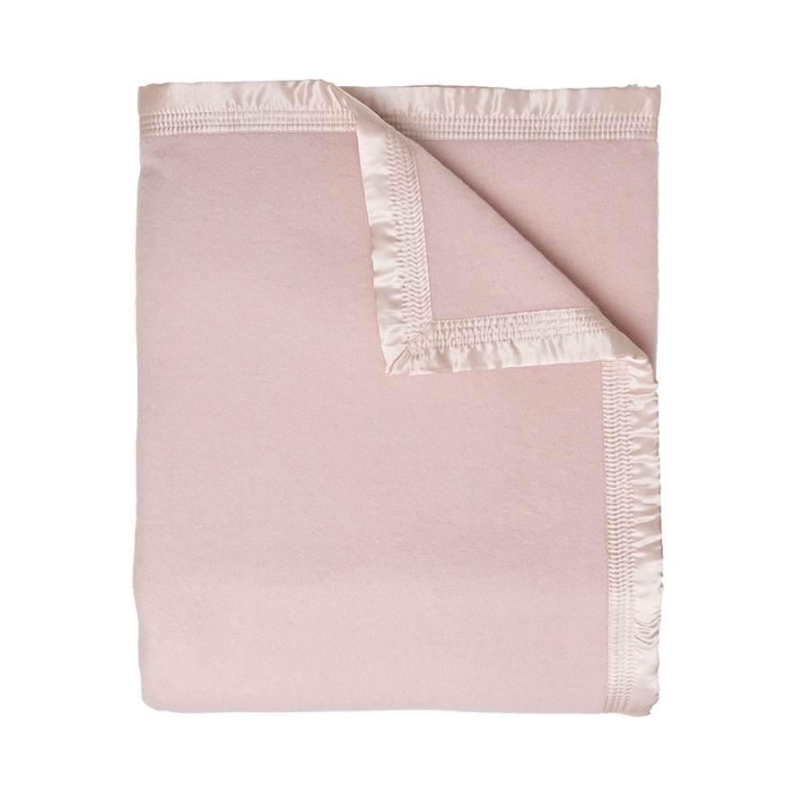 Dusty Pink Australian Wool Blanket | Adairs