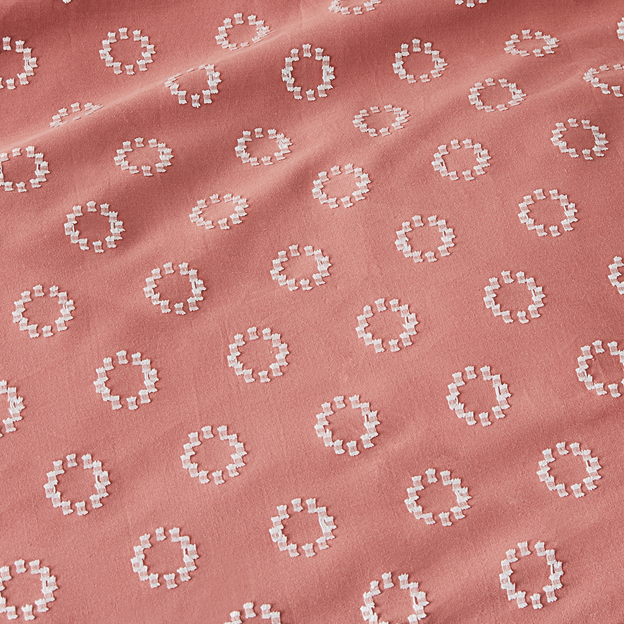 Hoop Dusty Rose Quilt Cover Set | Adairs