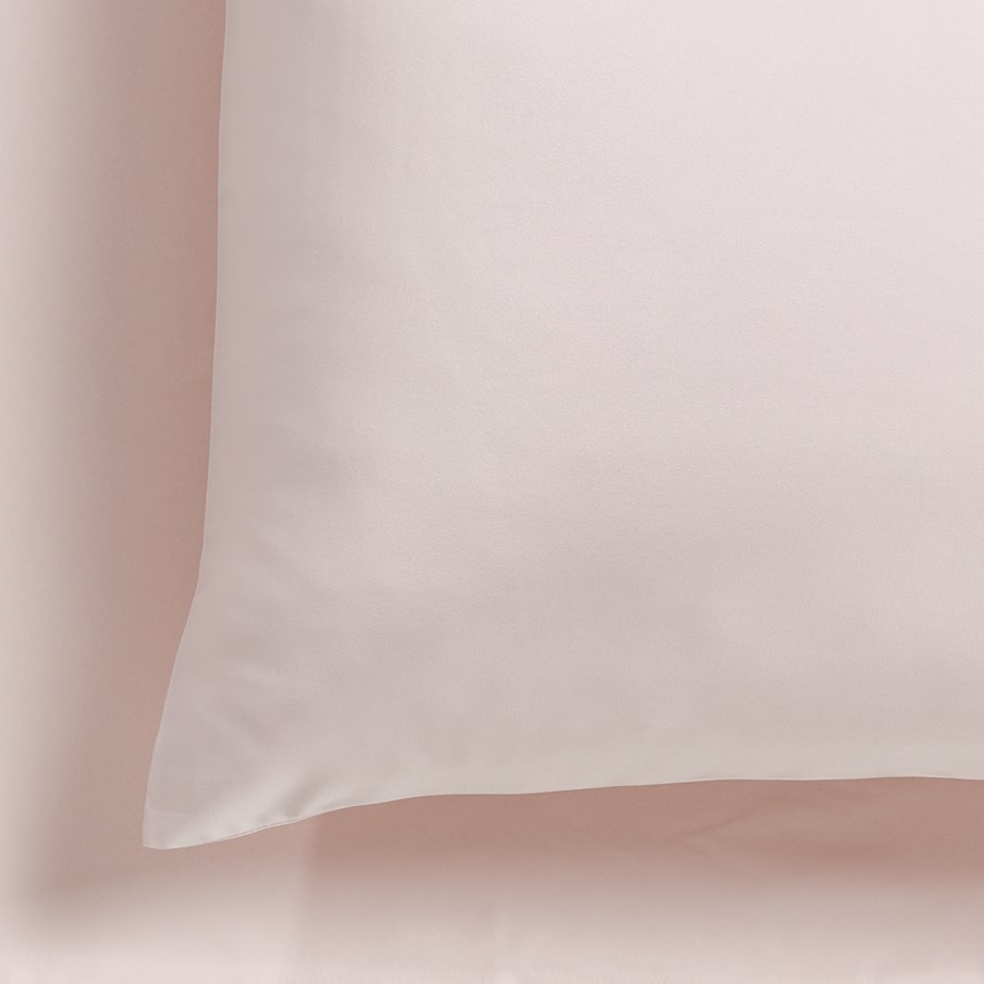Satin Pink Standard Pillowcase | Adairs