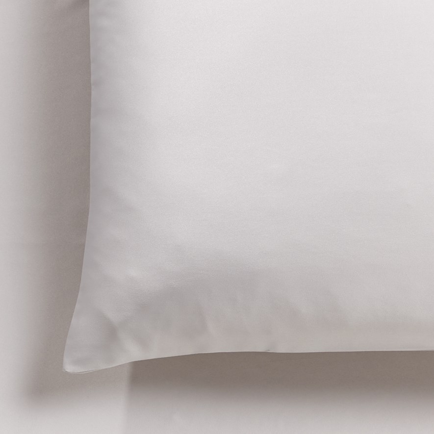 Satin Silver Standard Pillowcase | Adairs