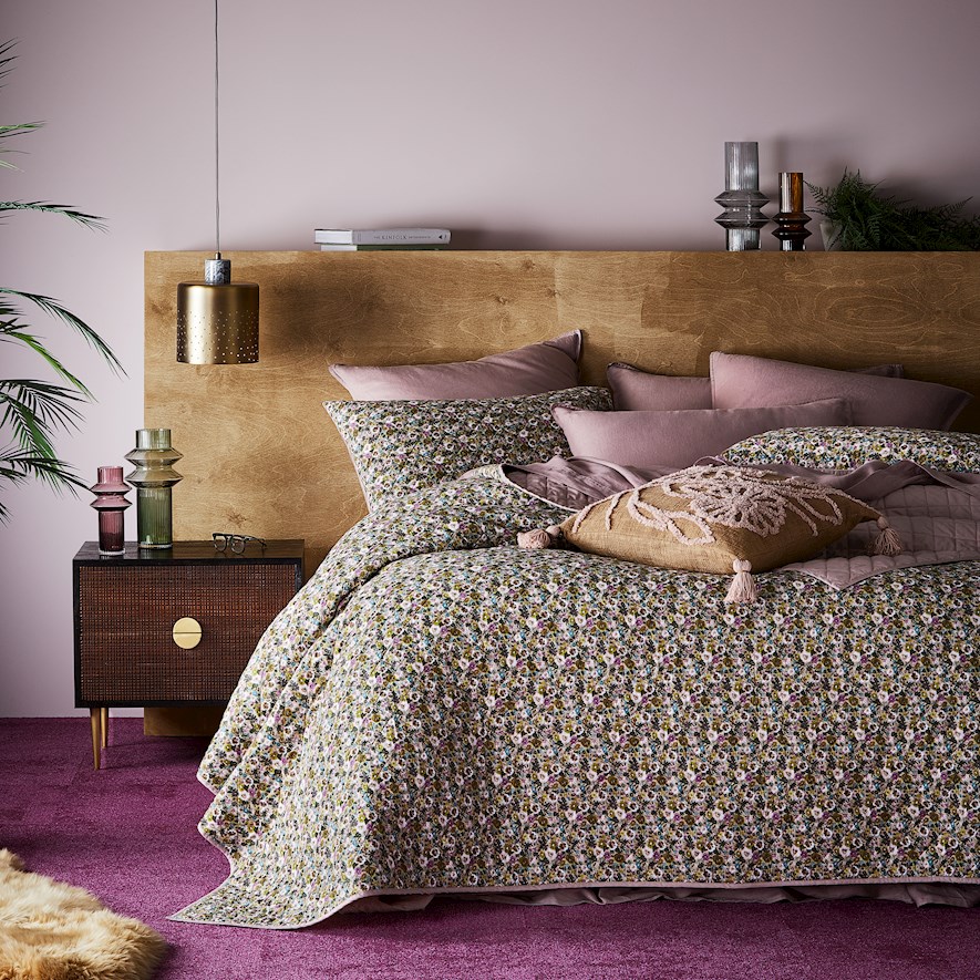 Viola Quilted Viola Pillowcase | Adairs