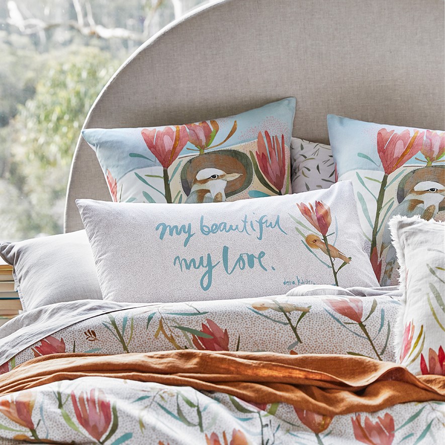 Dana Kinter My Beautiful My Love Text Pillowcase | Adairs