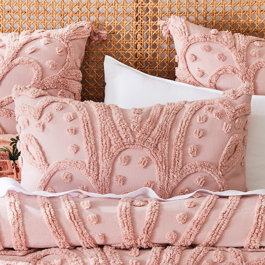 Tilly Tufted Rose Quilt Cover | Adairs