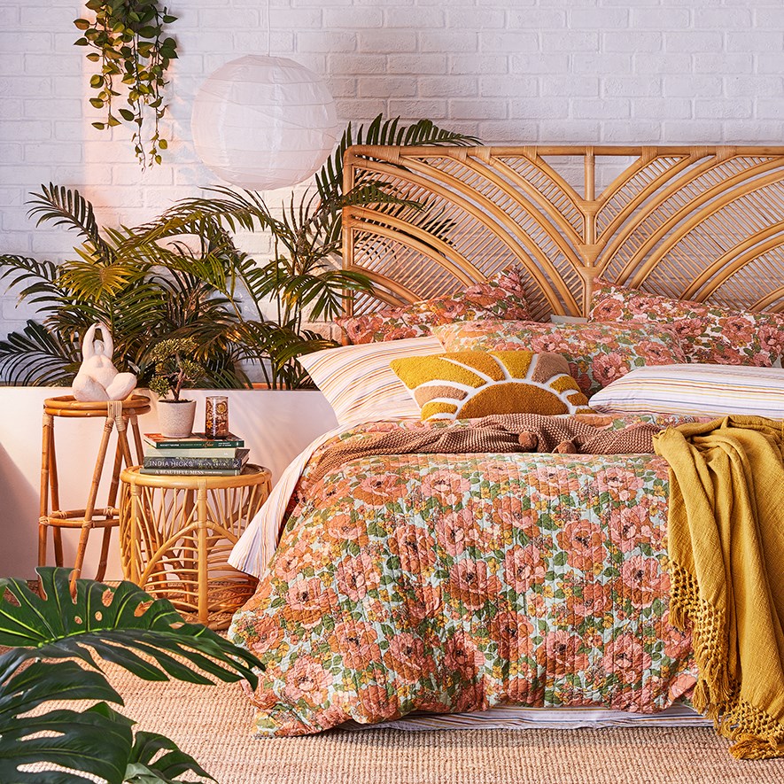 Nancy Quilted Multi Quilt Cover | Adairs