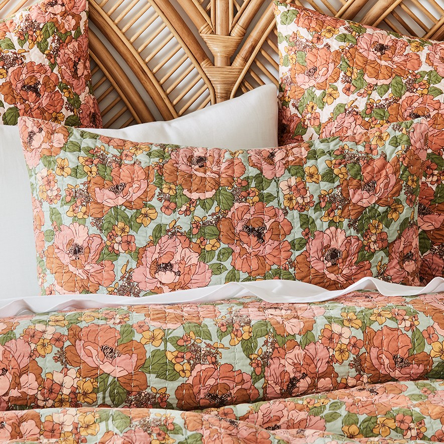 Nancy Quilted Multi Quilt Cover | Adairs