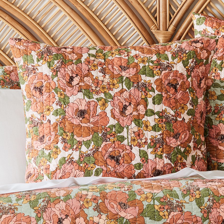 Nancy Quilted Multi Quilt Cover | Adairs