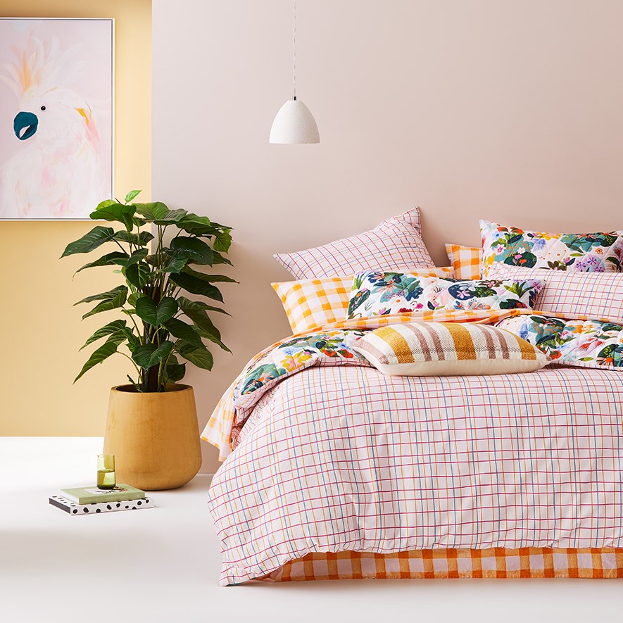 Wild Blooms Quilted Multi Quilt Cover | Adairs