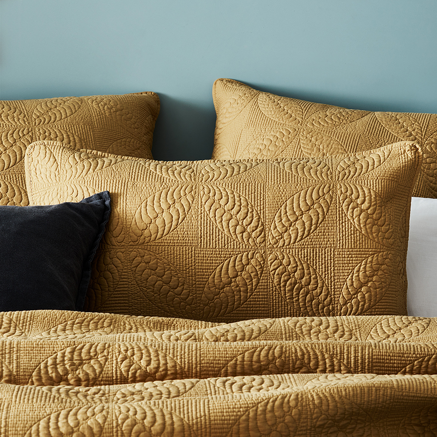 Ava Cinnamon Quilted Coverlet Separates | Adairs