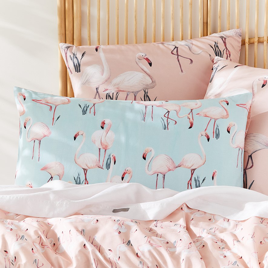 Francesca Powder Blue Quilt Cover Set | Adairs