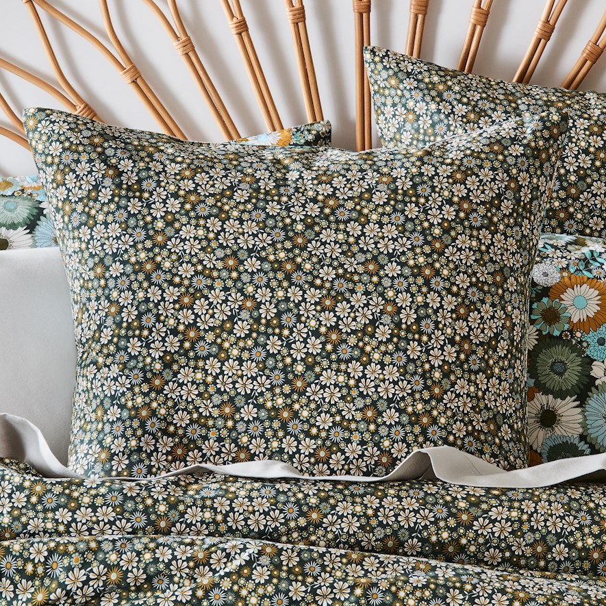 Penny Turquoise Quilt Cover Set | Adairs