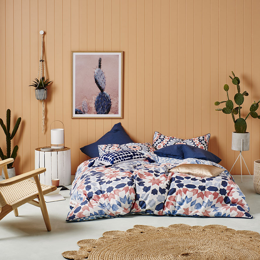 Medina Quilt Cover Set | Adairs