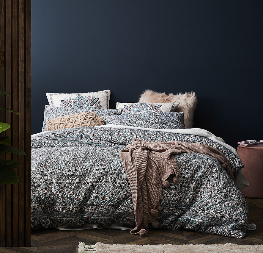 Clover Quilted Quilt Cover Multi | Adairs