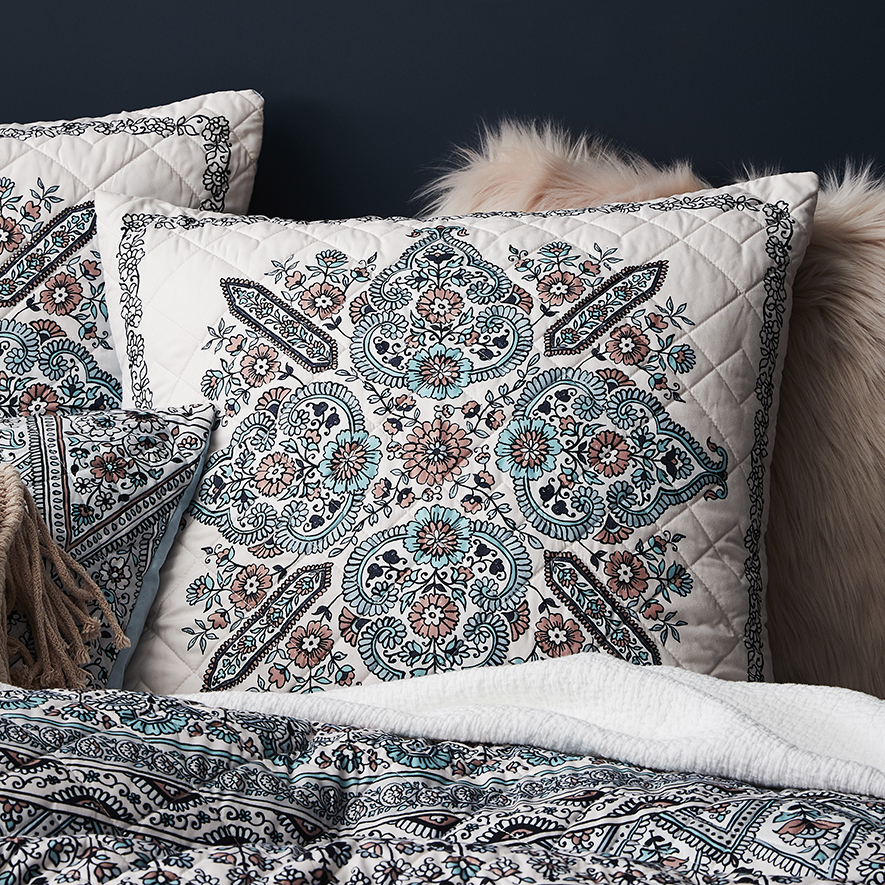 Clover Quilted Quilt Cover Multi | Adairs