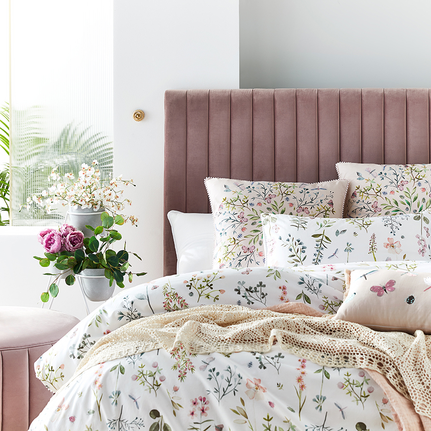 Flora Multi Quilt Cover Set | Adairs