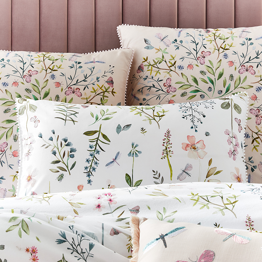 Flora Multi Quilt Cover Set | Adairs