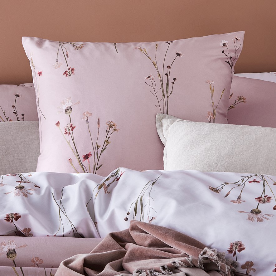 Whisper Dusty Pink Quilt Cover Set + Separates | Adairs