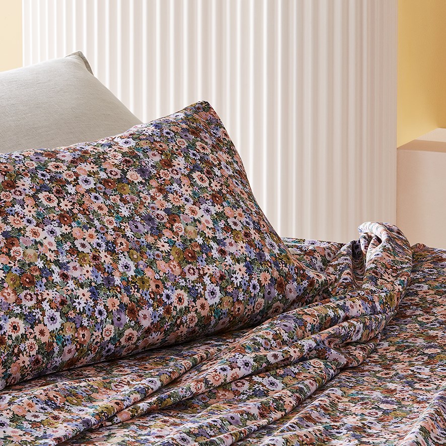 Carrie Floral Printed Sheet Set | Adairs