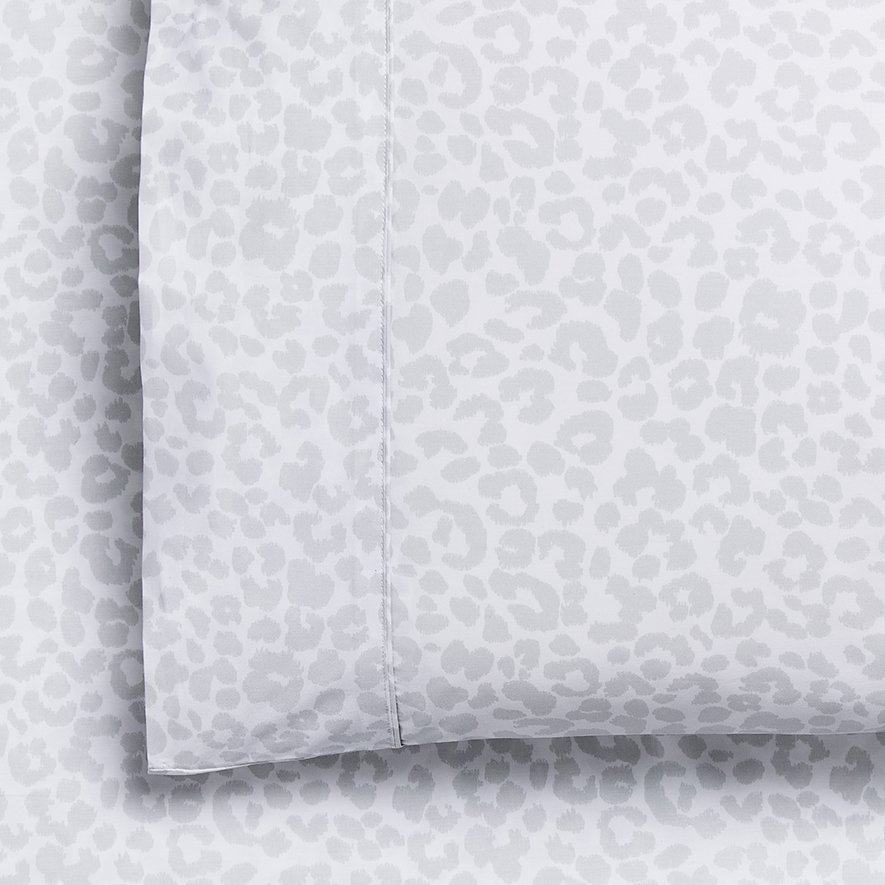 300TC Fresh Cotton Cloud Leopard Sheet Set | Adairs