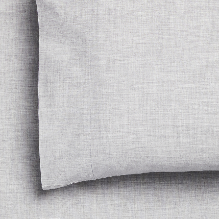 Eco Cotton Grey Sheet Set | Adairs