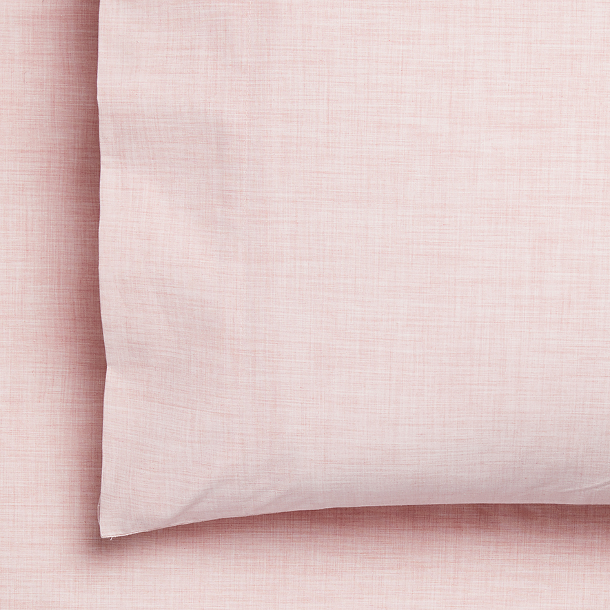 Eco Cotton Pink Sheet Set | Adairs