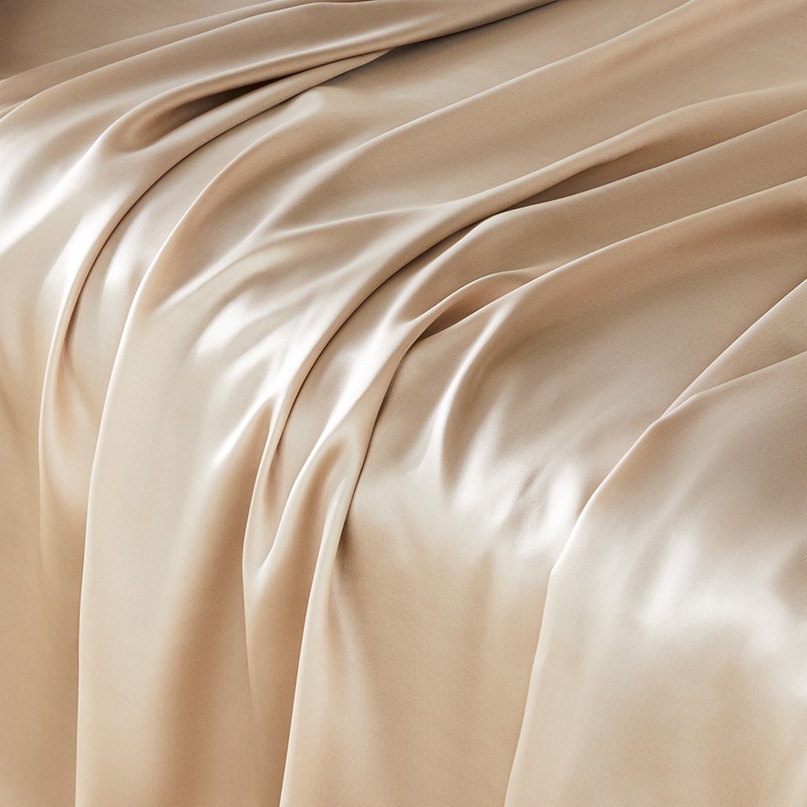 Pure Silk Champagne Sheet Set | Adairs