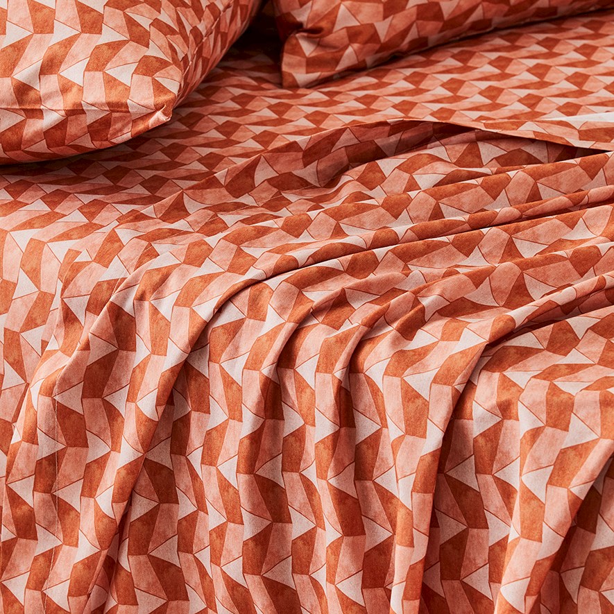 Printed Geo Spice Sheet Set | Adairs