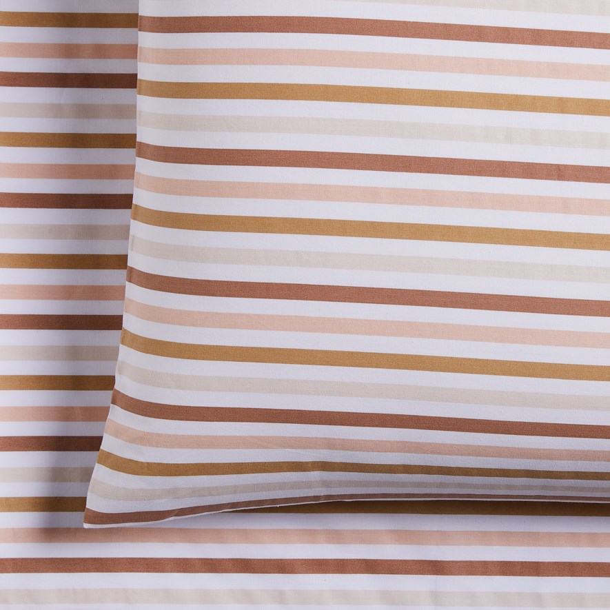 Printed Sandy Stripe Sheet Set | Adairs