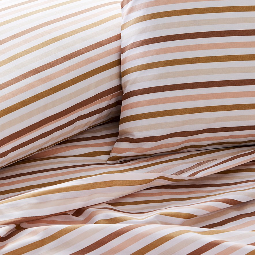 Printed Sandy Stripe Sheet Set | Adairs