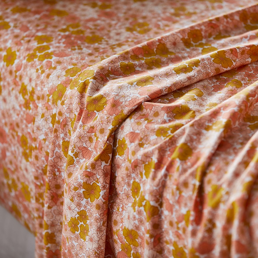 Printed Sunset Bloom Sheet Set | Adairs